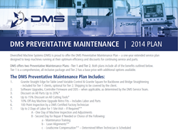 Diversified Machine Systems Announces the DMS Preventative Maintenance Plan